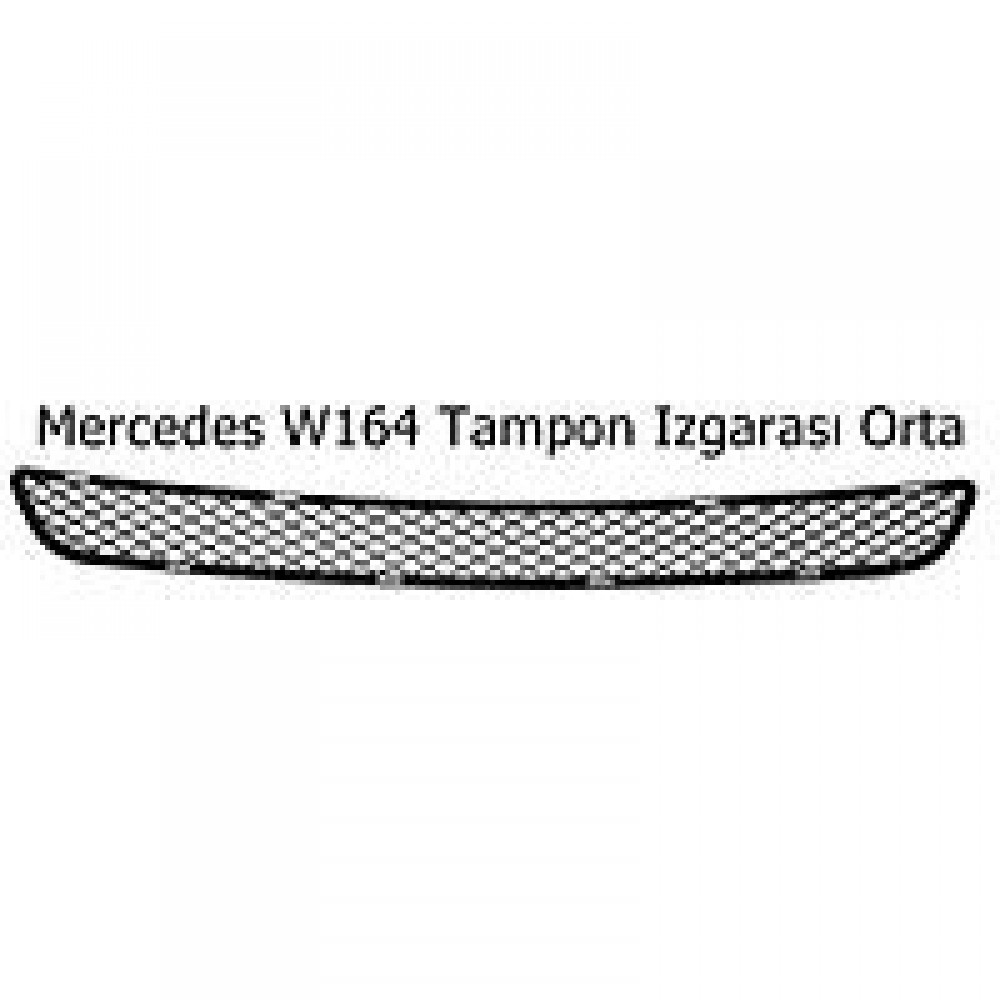 Mercedes W164 Tampon Izgarası Orta - 1648850223